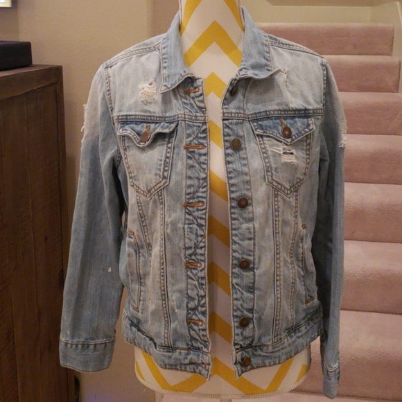 Cotton Candy | Jackets & Coats | Distressed Denim Jacket | Poshmark